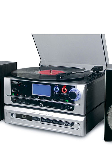 6-In-1 Modular Music System With Cd Burner And Stereo Sound Fm /Mw ...