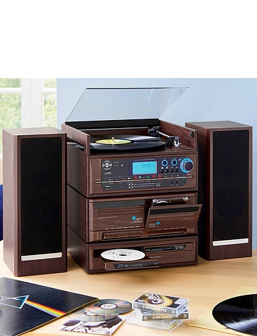 Steepletone Nostalgic Music Centre with DAB Radio | Chums