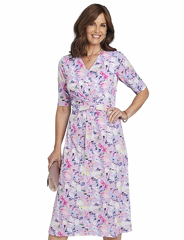 Viscose Print Tea Dress | Chums
