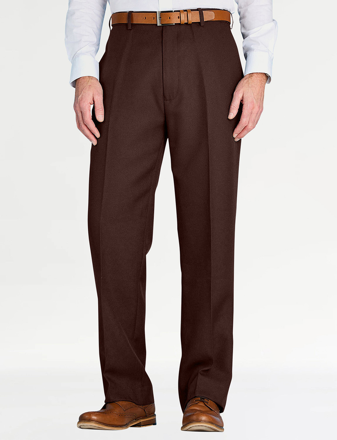 Pegasus Twill Trouser With Hidden Stretch Waist | Chums