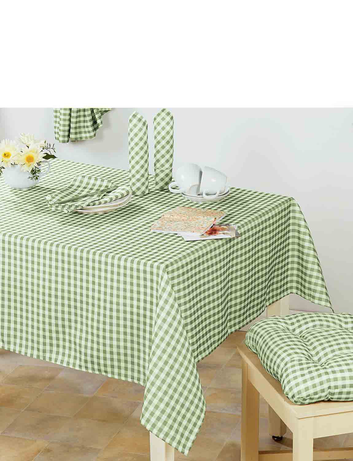 Country Gingham Kitchen Tablecloth | Chums
